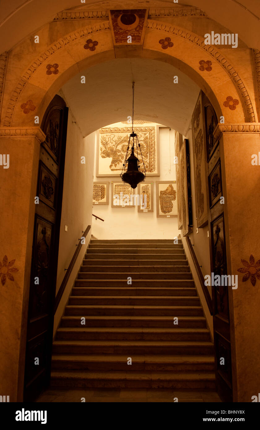 Bardo Museum in Tunis Tunisia Northern Africa with beautiful stairway ...