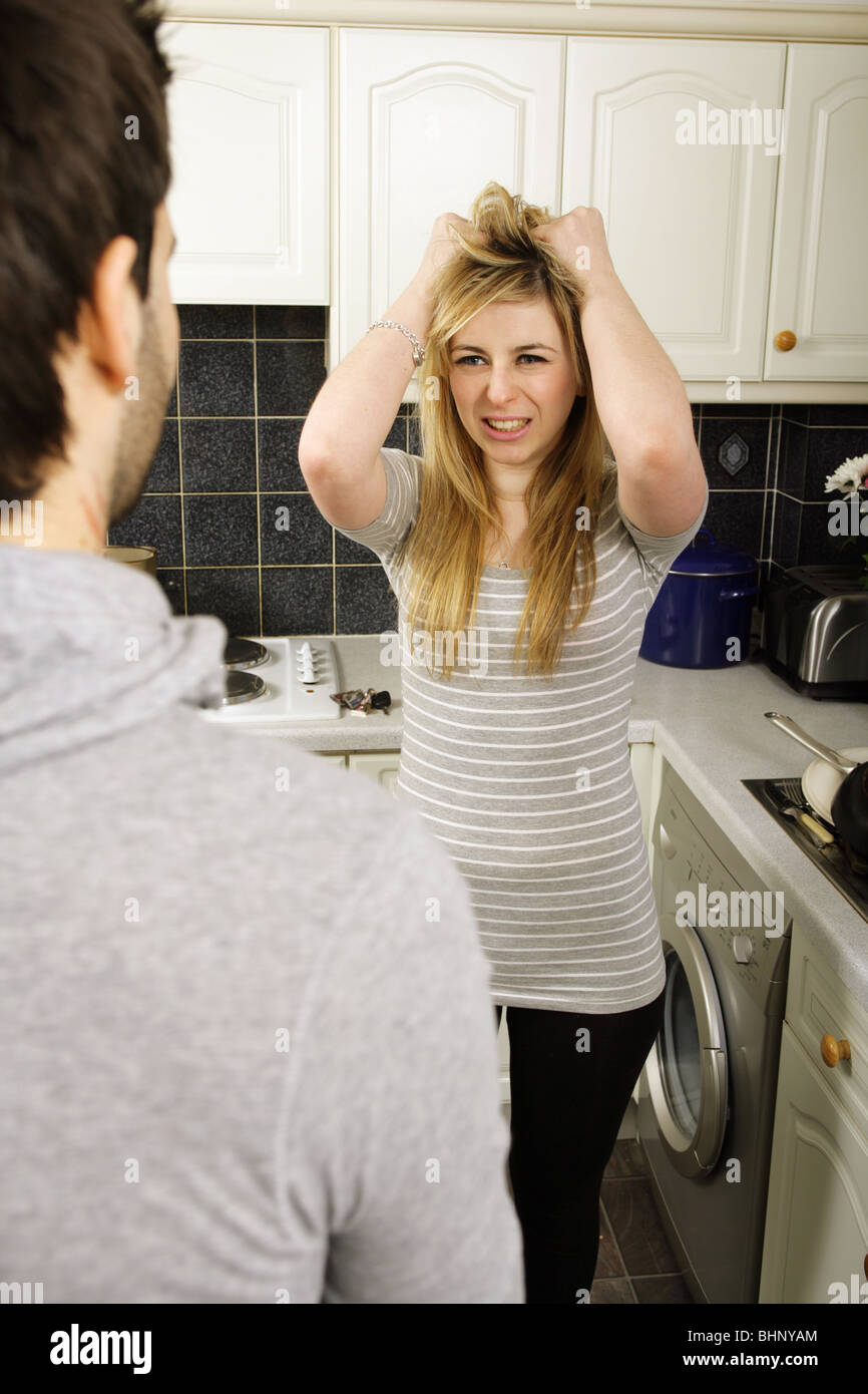 Couple arguing standing hi-res stock photography and images - Alamy