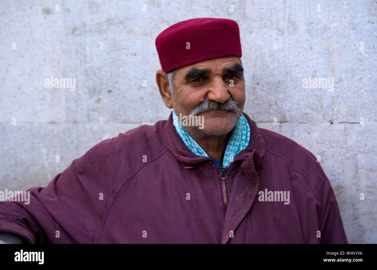 Old Muslim man in the Medina area of Tunis Tunisia in Northern Africa ...