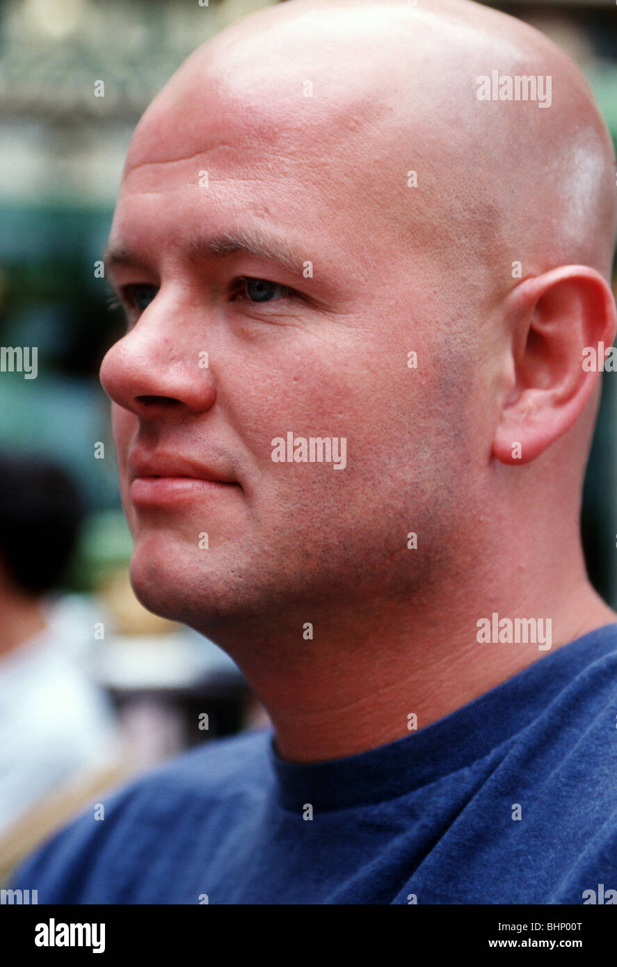 Skinhead bald head hi-res stock photography and images - Alamy