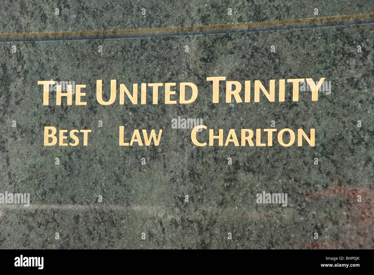 Statue of the Holy Trinity Bobby Charlton George Best and Dennis Law in ...