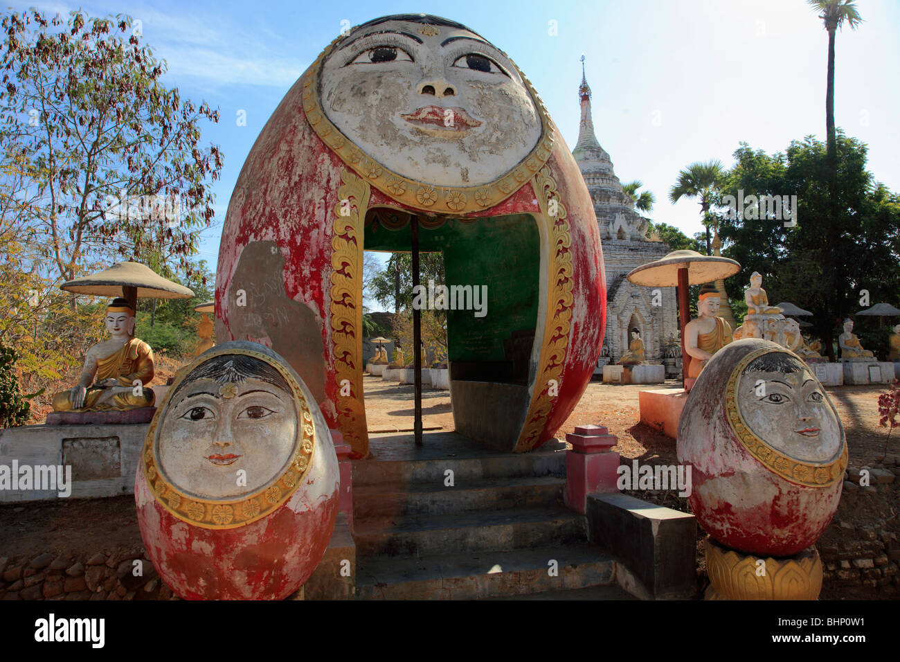 Myanmar, Burma, Salay, buddhist monastery entrance Stock Photo - Alamy