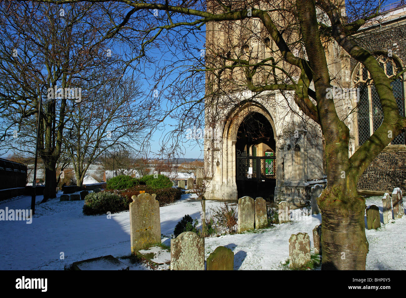 Church Porch, St Michael's Beccles, Suffolk, England Stock Photo - Alamy
