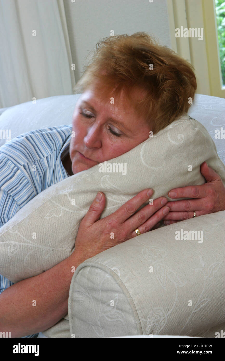 Power nap mature woman hi-res stock photography and images - Alamy