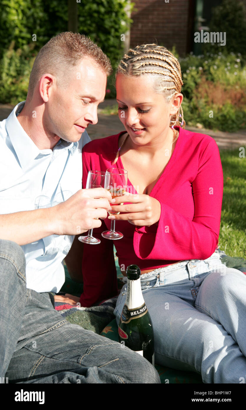 Wealth luxury couple glass hi-res stock photography and images - Alamy