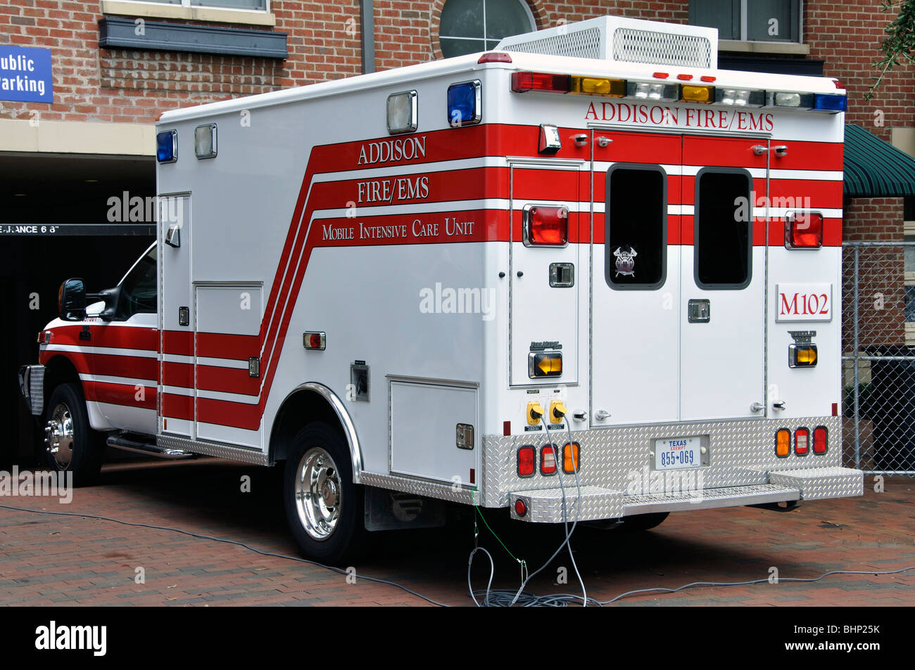 Fire truck, Addison, Texas, USA Stock Photo - Alamy