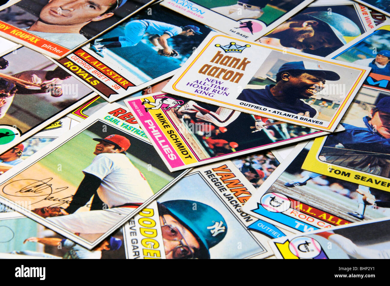 Baseball Cards Collection Stock Photo - Alamy