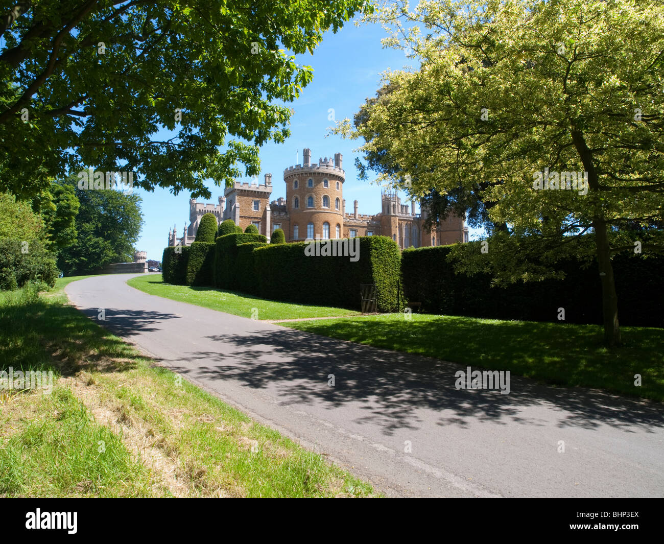 Belvoir Castle and Gardens, near Grantham in Leicestershire England UK ...