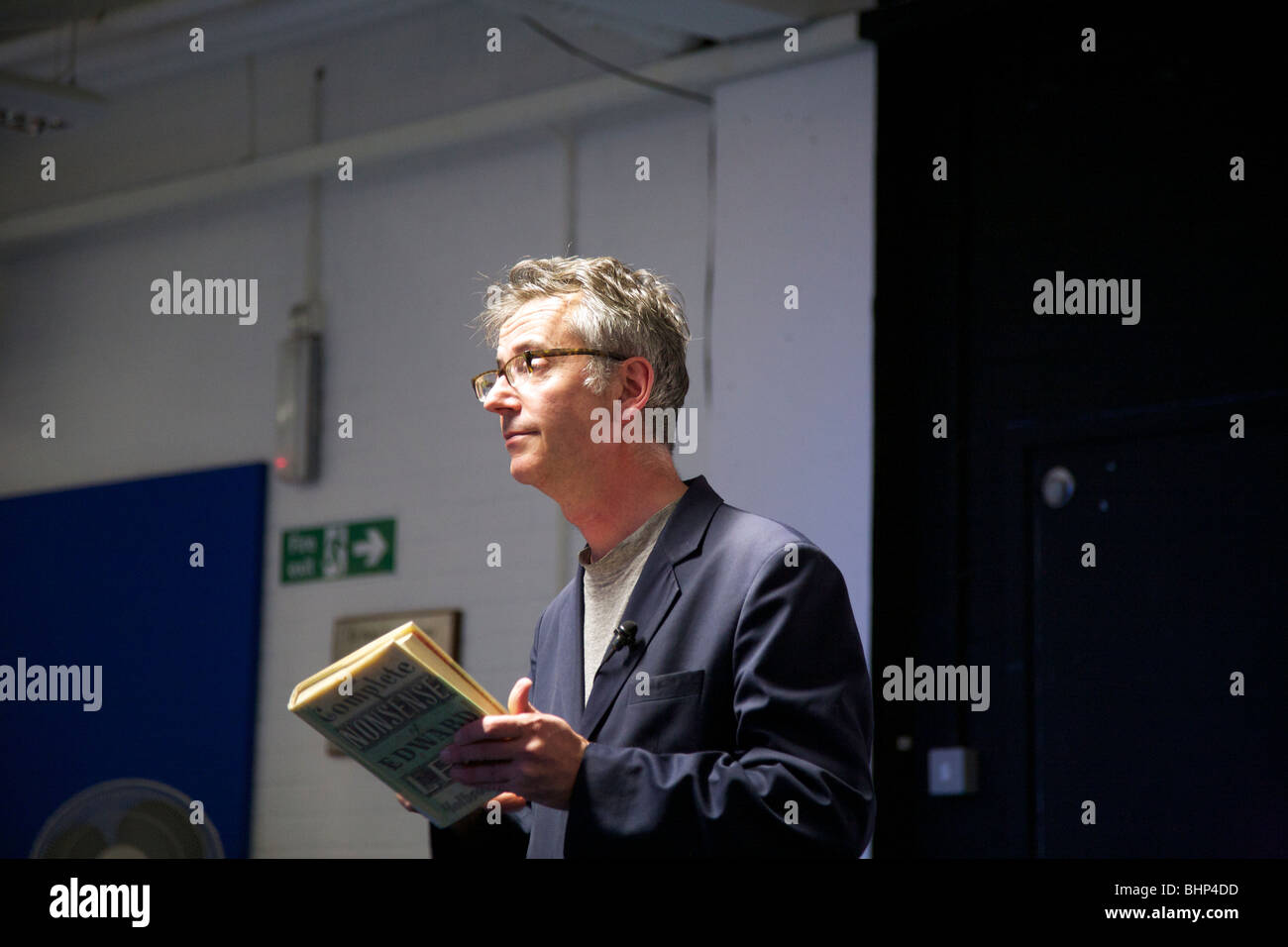 John Hegley Reading Stock Photo - Alamy