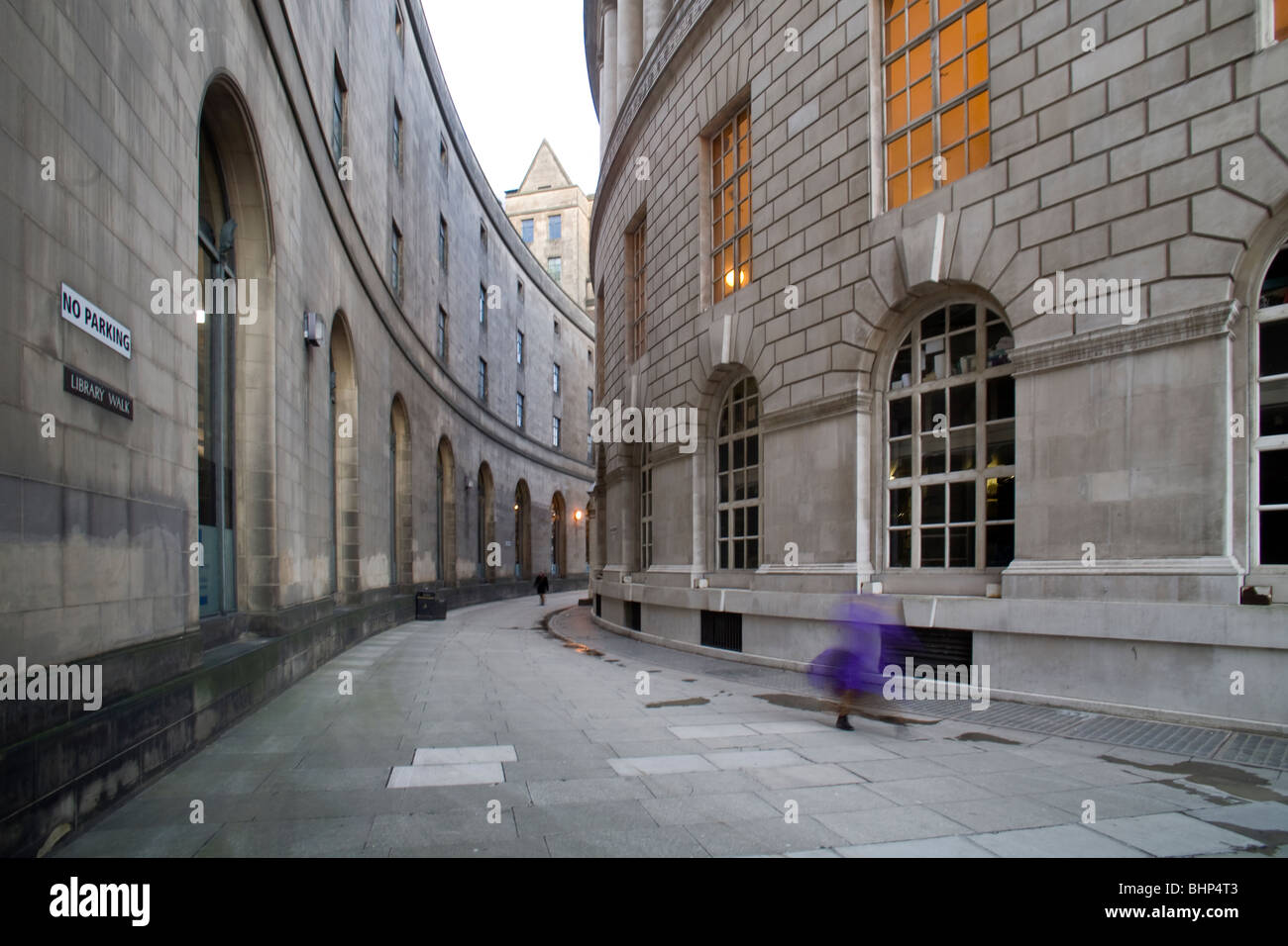 Library Walk Manchester Stock Photo - Alamy