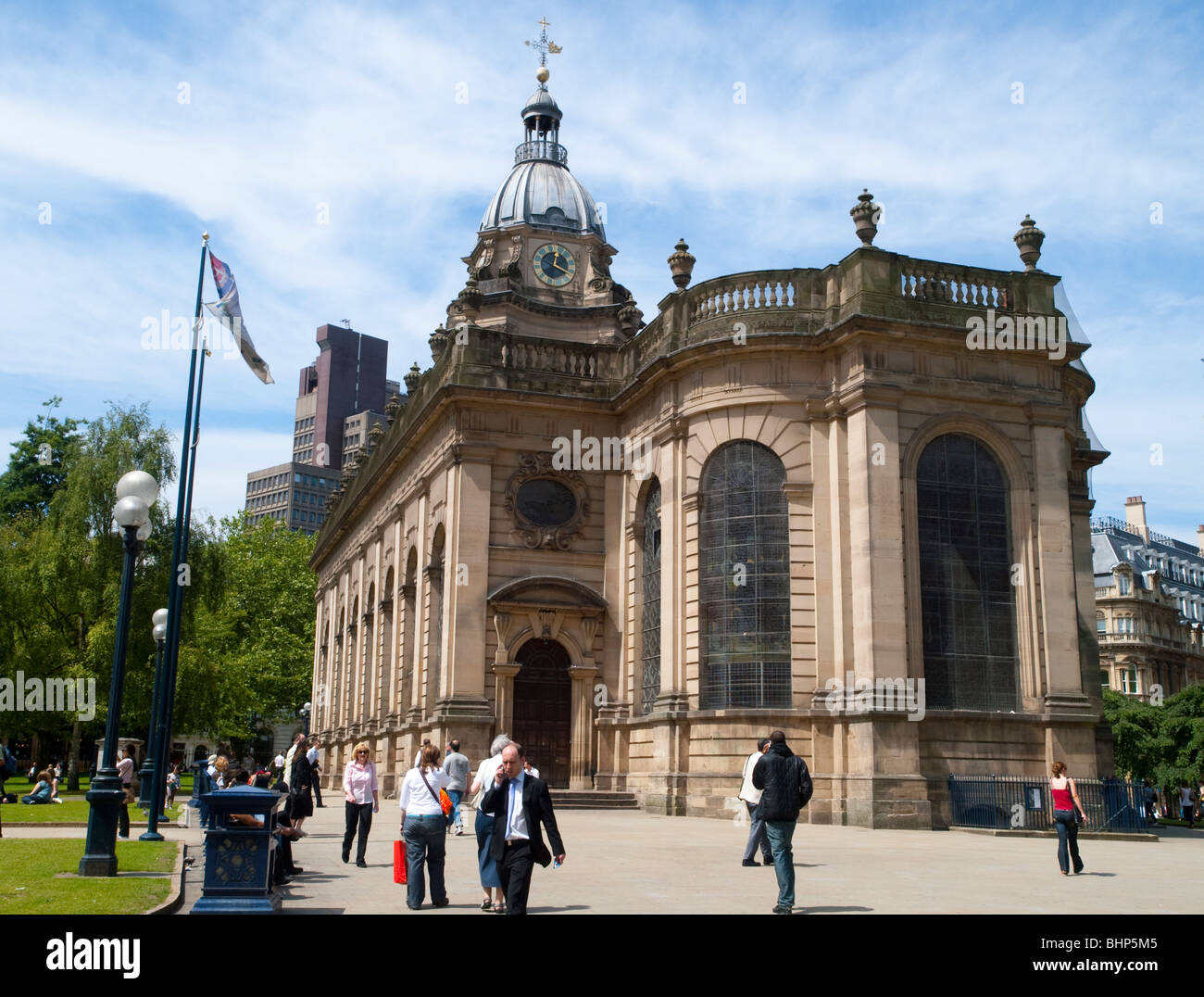 St Philip's Cathedral in Birmingham City Centre, West Midlands UK Stock ...