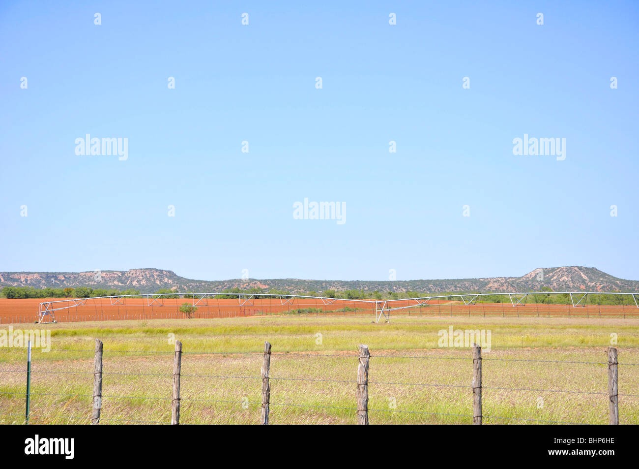 Ranch on Texas high plains Stock Photo - Alamy
