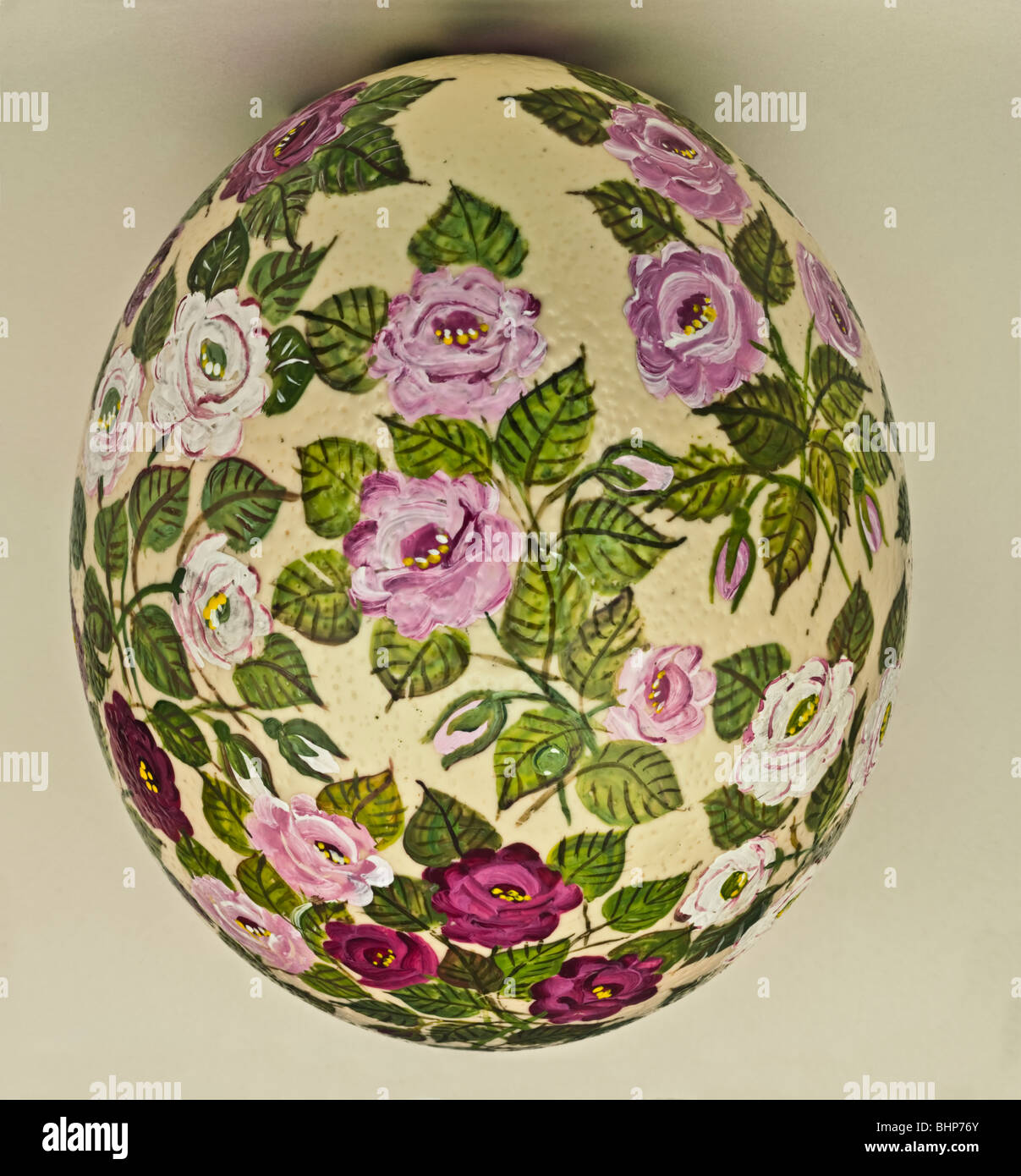Easter egg with hand painted motives Stock Photo - Alamy