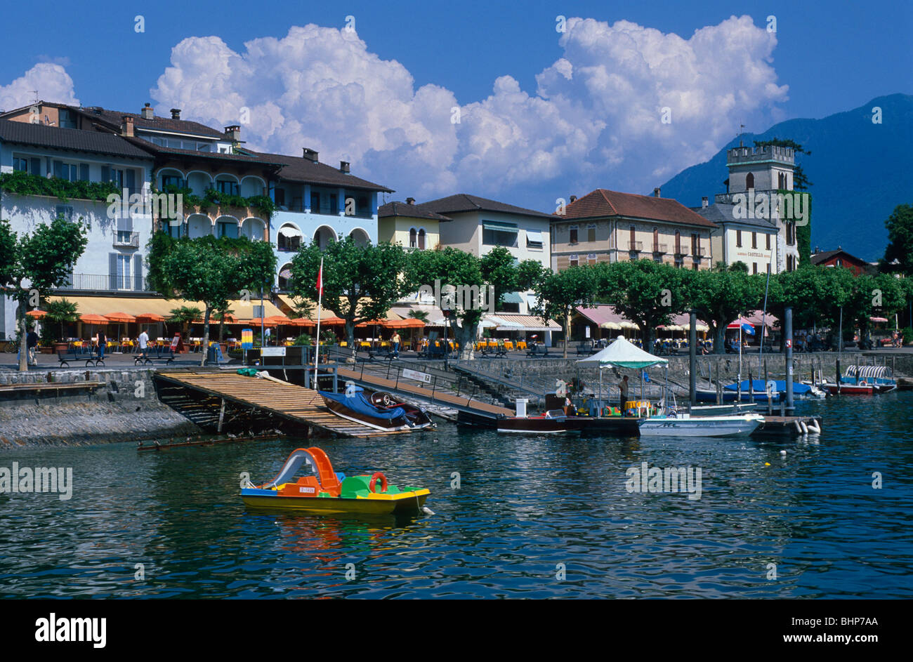 Ascona promenade hi-res stock photography and images - Alamy