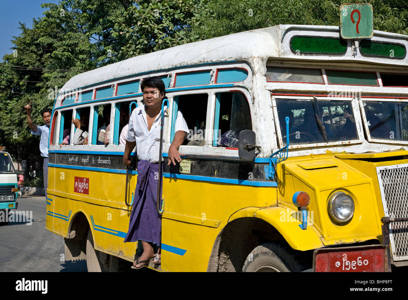 Yangon bus hi-res stock photography and images - Alamy