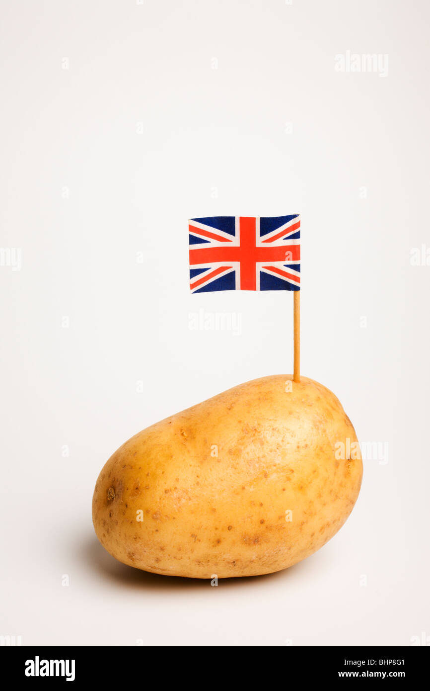 The British White Potato Stock Photo - Alamy