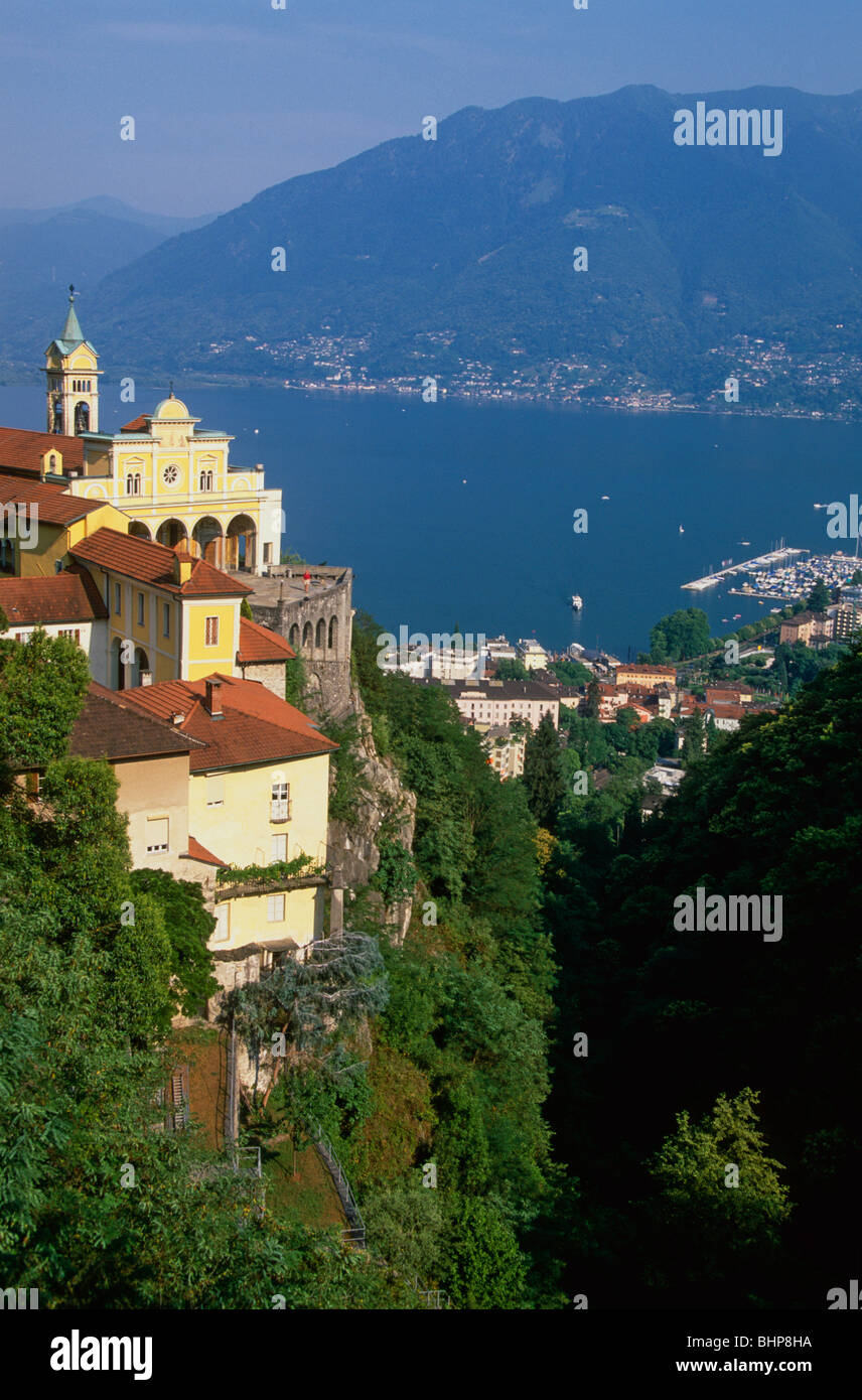 Church Madonna del Sasso in Locarno Stock Photo - Alamy