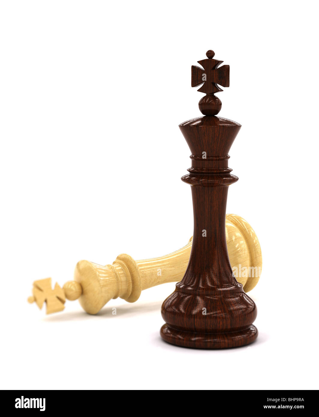 Black king chess piece isolated hi-res stock photography and images - Alamy