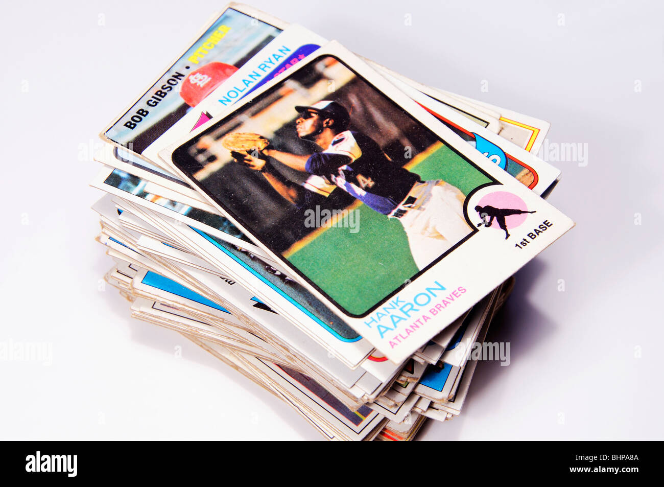 Baseball Cards Collection Stock Photo - Alamy