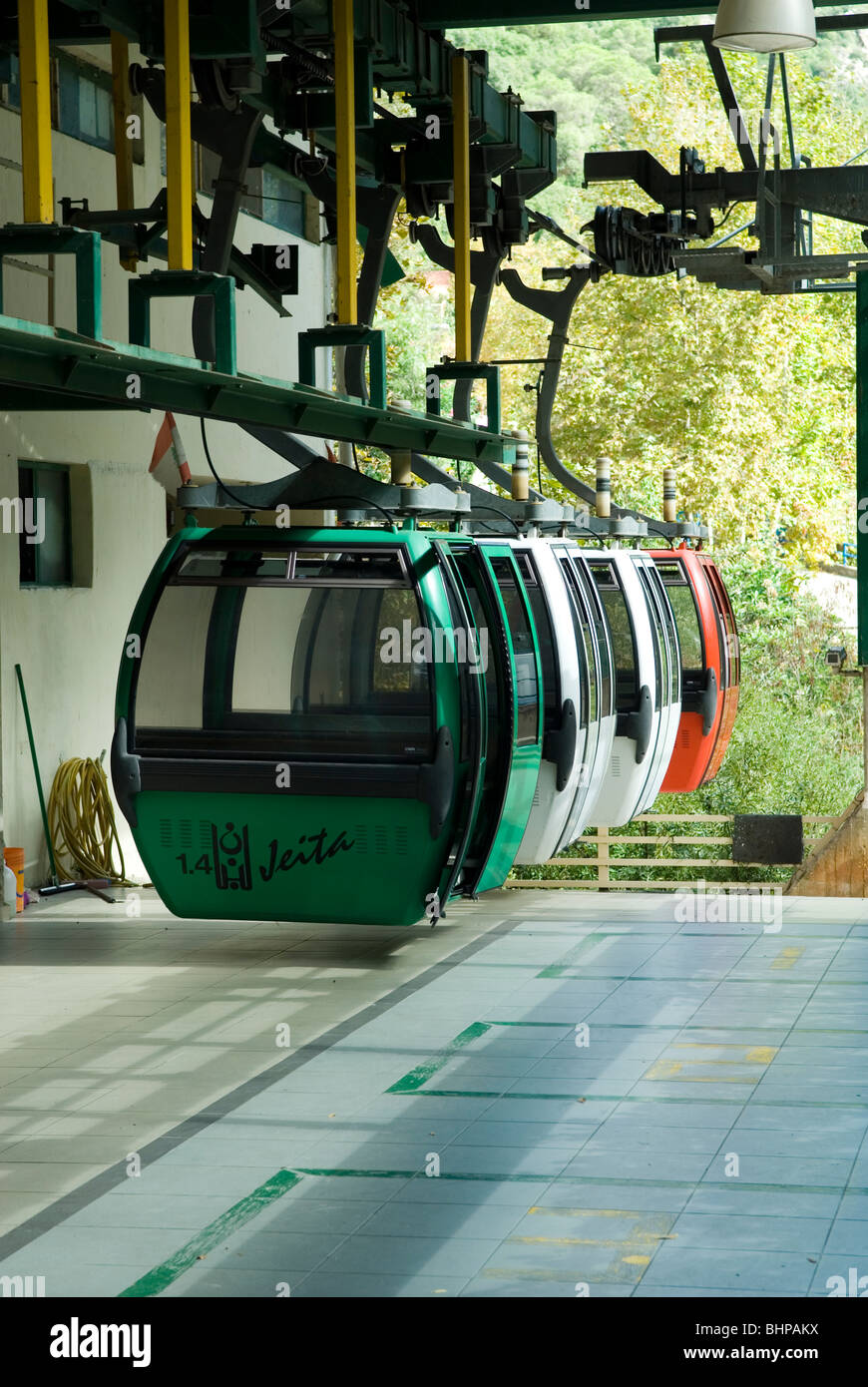 Cables carts in Jeita Lebanon Middle East Stock Photo - Alamy