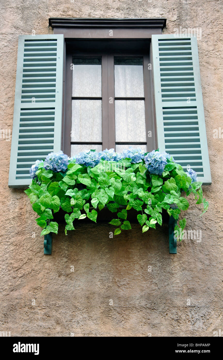 Typical French window Stock Photo - Alamy