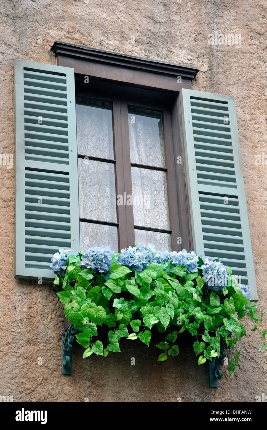 Typical French window Stock Photo - Alamy