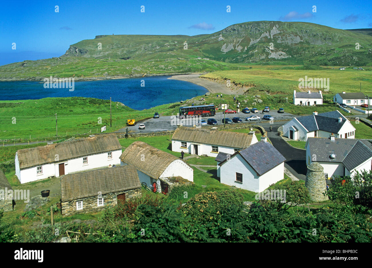 Folk Village, Glencolumbcille, Co. Donegal, Republic of Ireland Stock ...