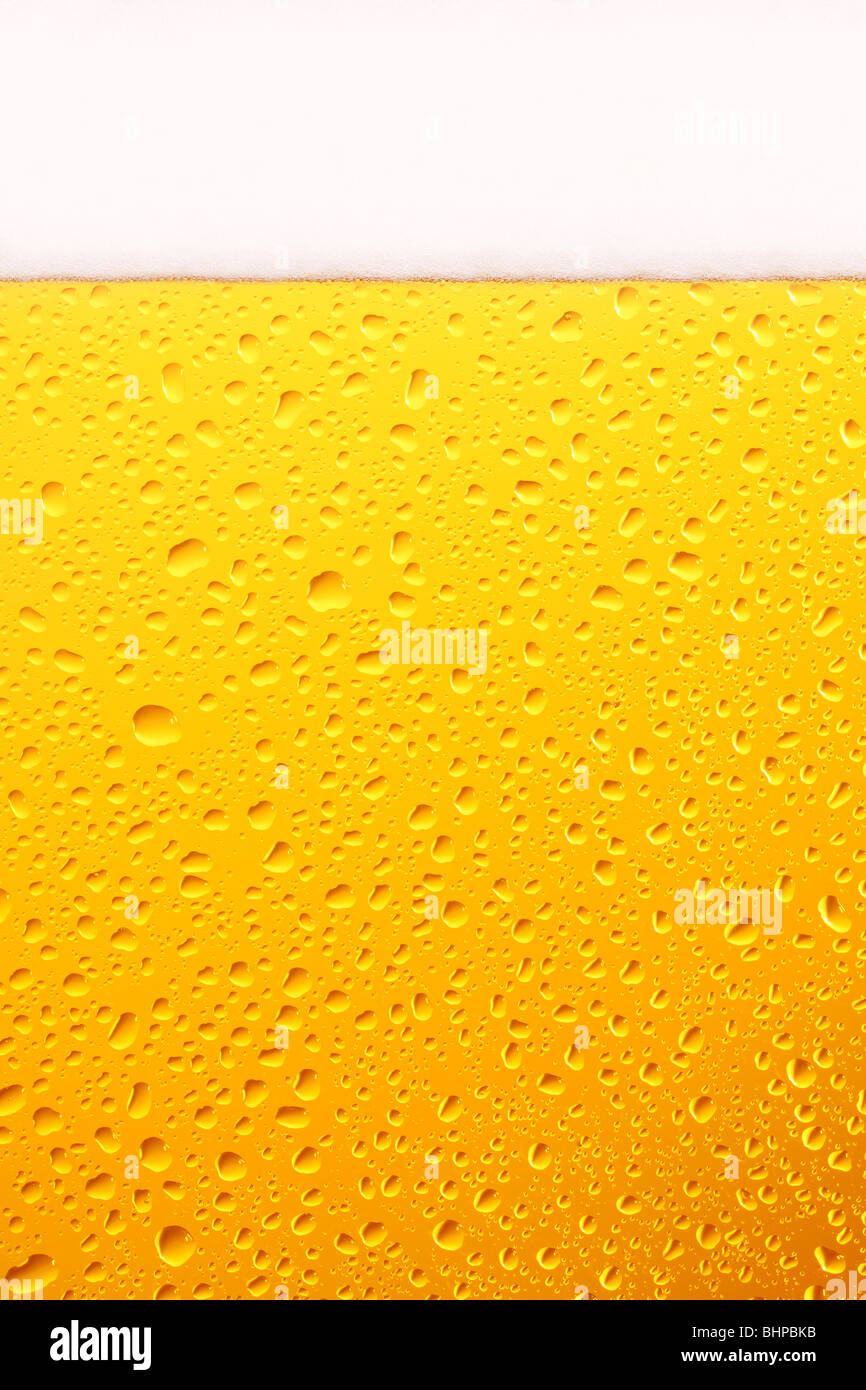 Beer Glass, Close Up Stock Photo - Alamy