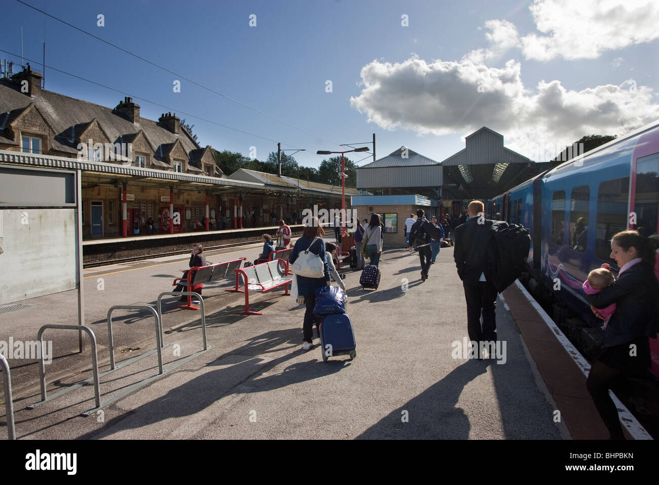 Oxenholme The Lake District Railway Station Stock Photo - Alamy