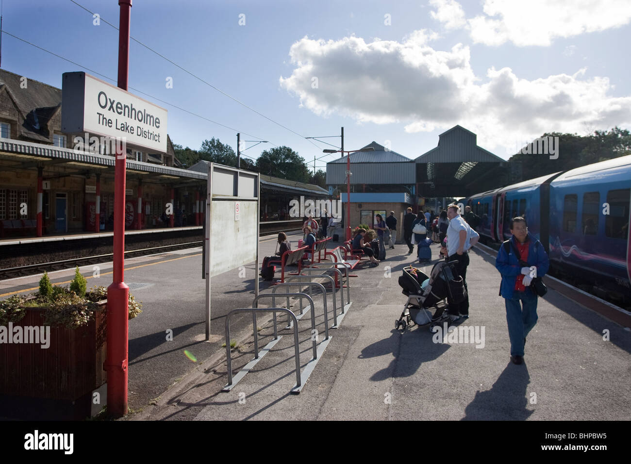 Oxenholme The Lake District Railway Station Stock Photo - Alamy