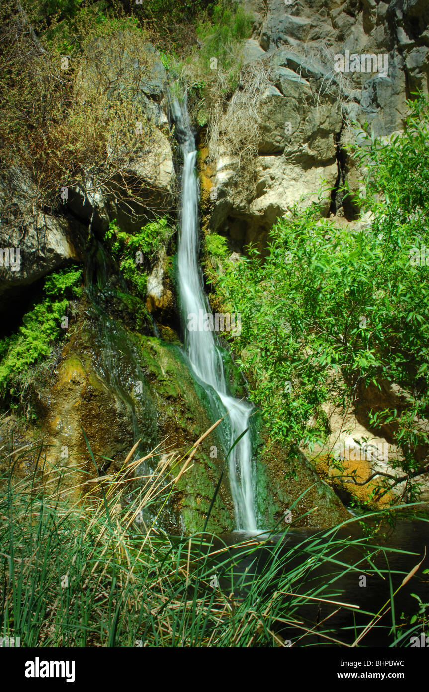 Waterfall at Darwin, Death Valley National Park, California Stock Photo ...