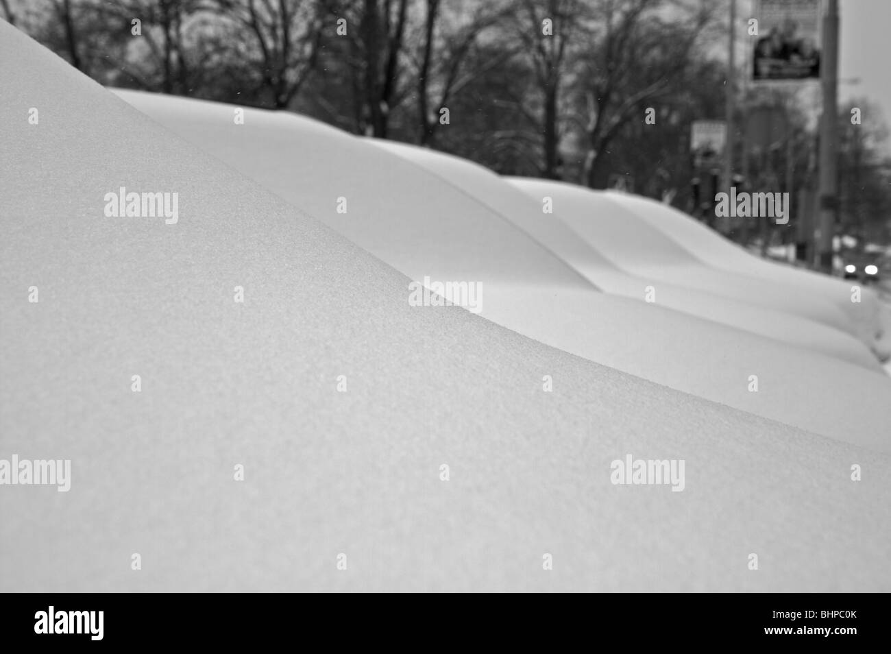 Thick snow Black and White Stock Photos & Images - Alamy