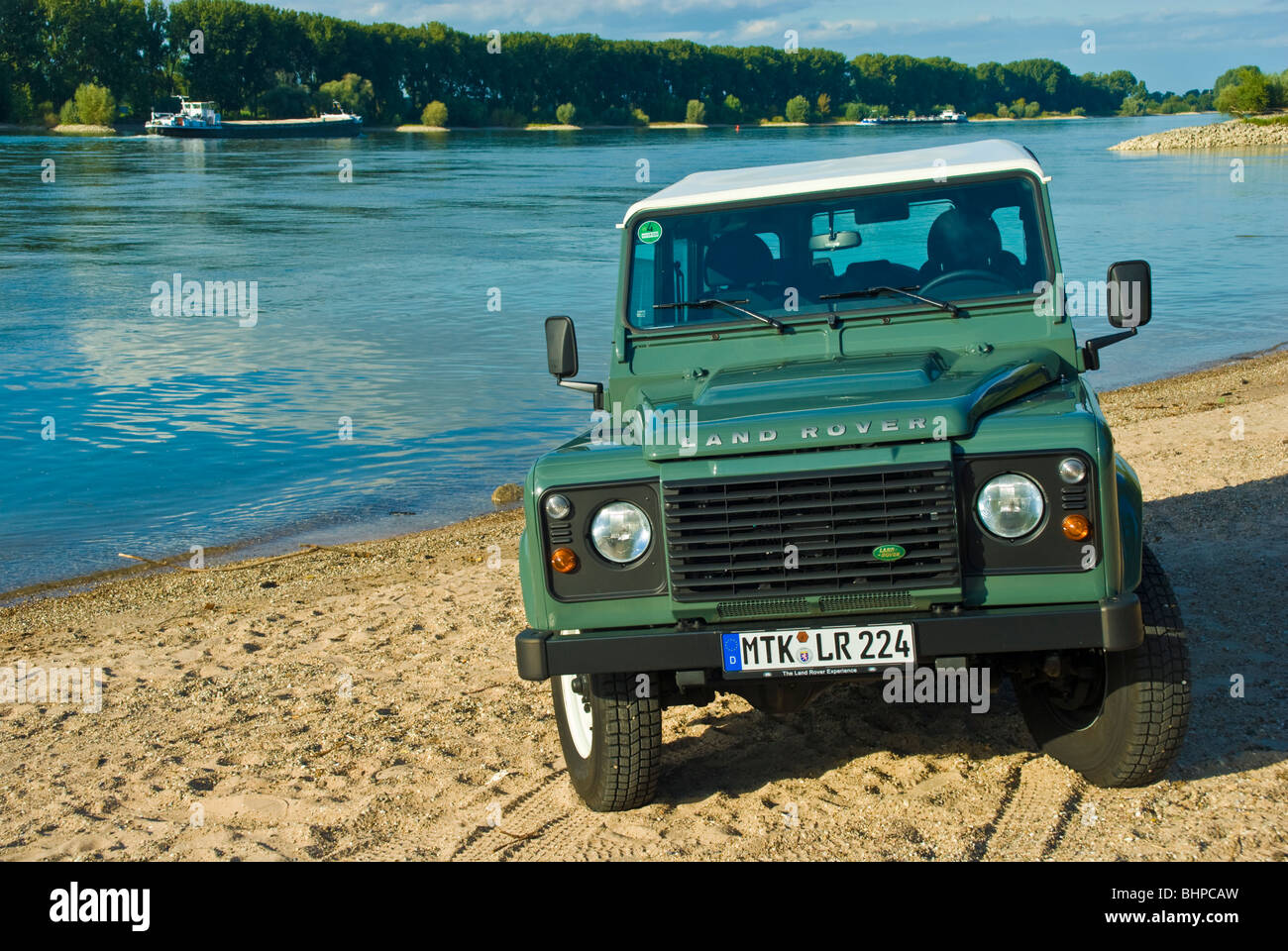 Classical Land Rover Defender 110 off road four wheel drive car, 2008 ...