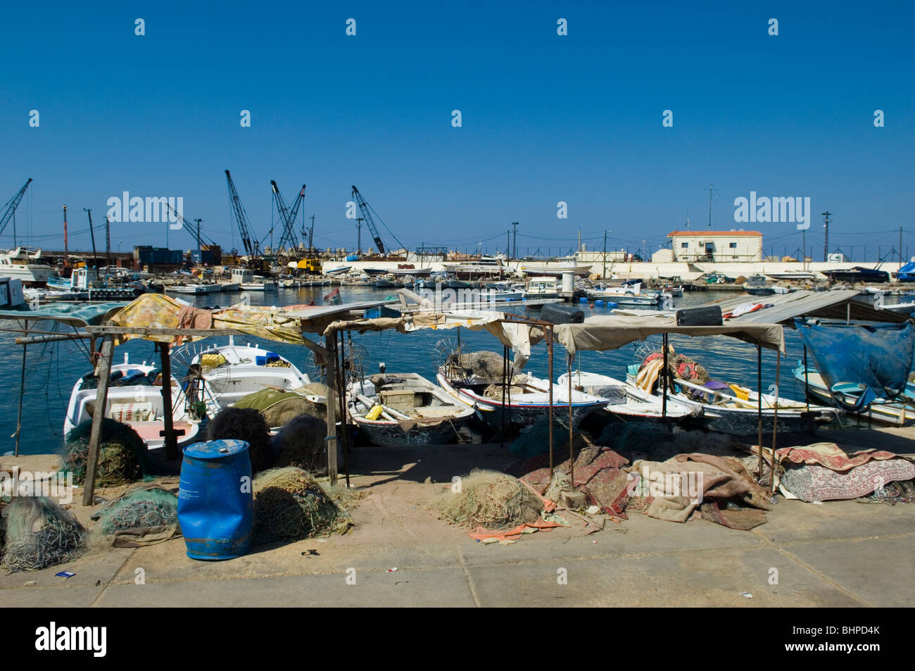 Fishing port in saida lebanon hi-res stock photography and images - Alamy