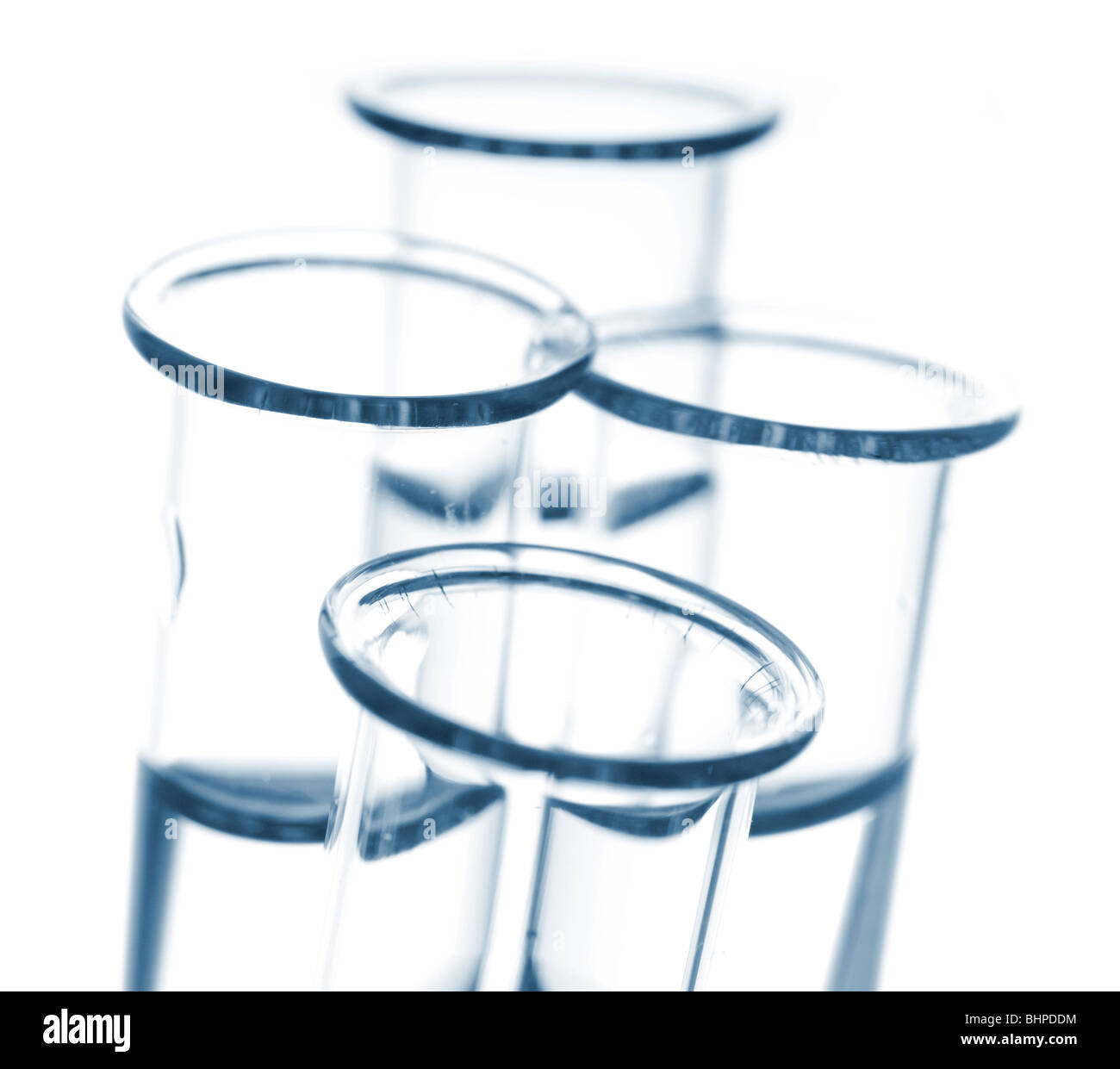 Blue glass test tubes hi-res stock photography and images - Alamy