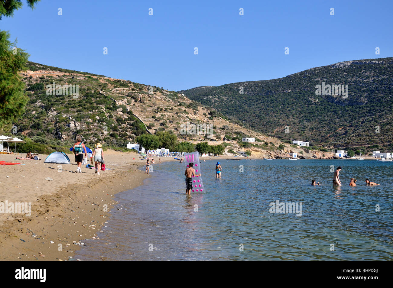 Sifnos vathi beach hi-res stock photography and images - Alamy