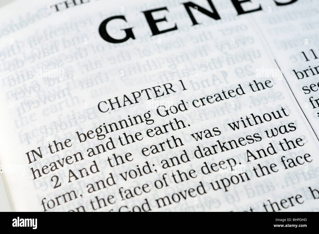 Book of Genesis (Bible Stock Photo - Alamy