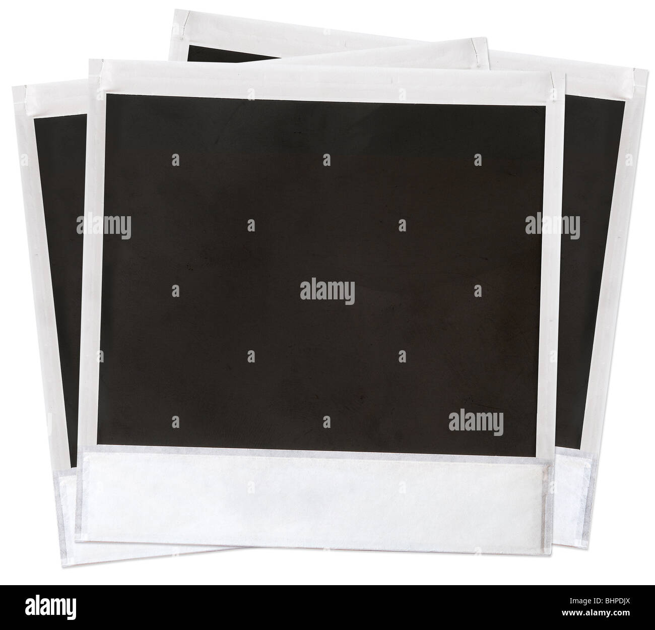 Set of 3 instant camera frames Stock Photo - Alamy