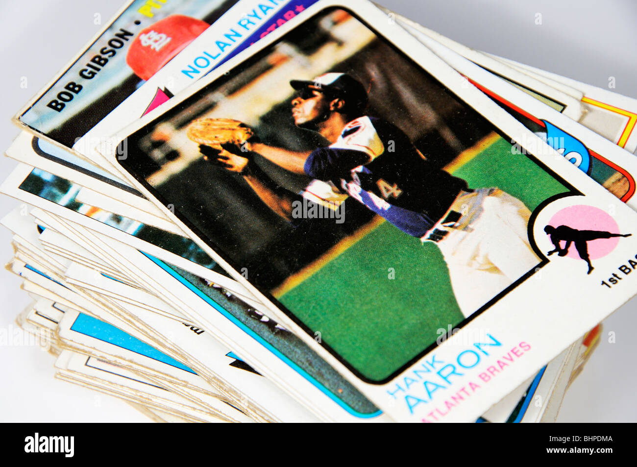 Baseball cards collection Stock Photo - Alamy
