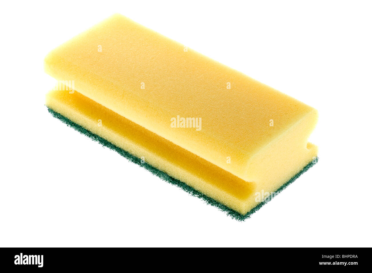 object on white - kitchen tool sponge Stock Photo - Alamy