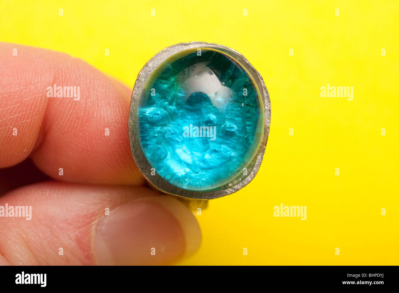 A Blue Ring Stock Photo - Alamy