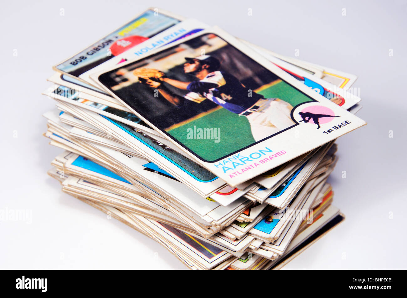 Baseball cards collection Stock Photo - Alamy
