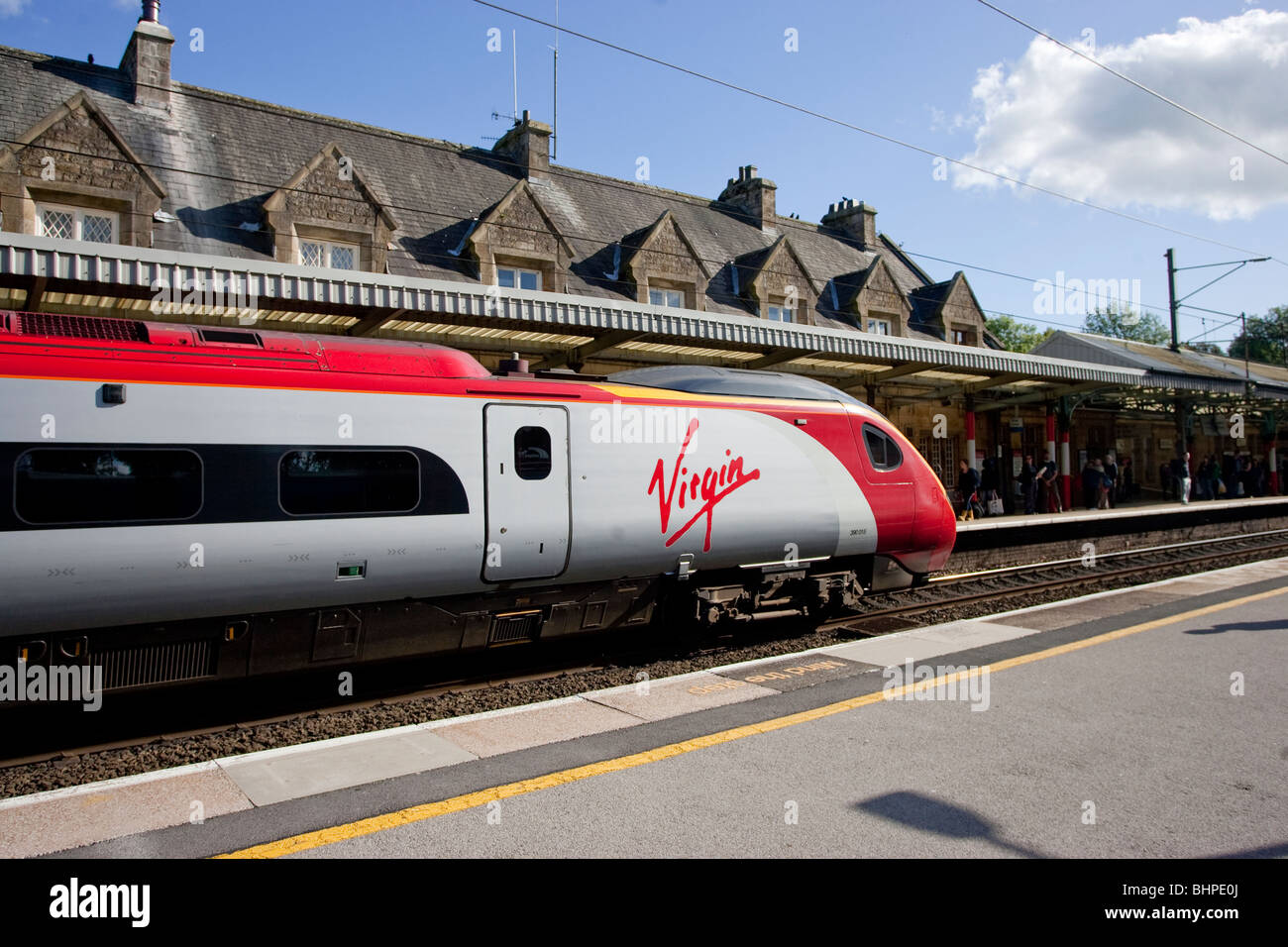 Virgin Trains Oxenholme The Lake District Railway Station Stock Photo ...