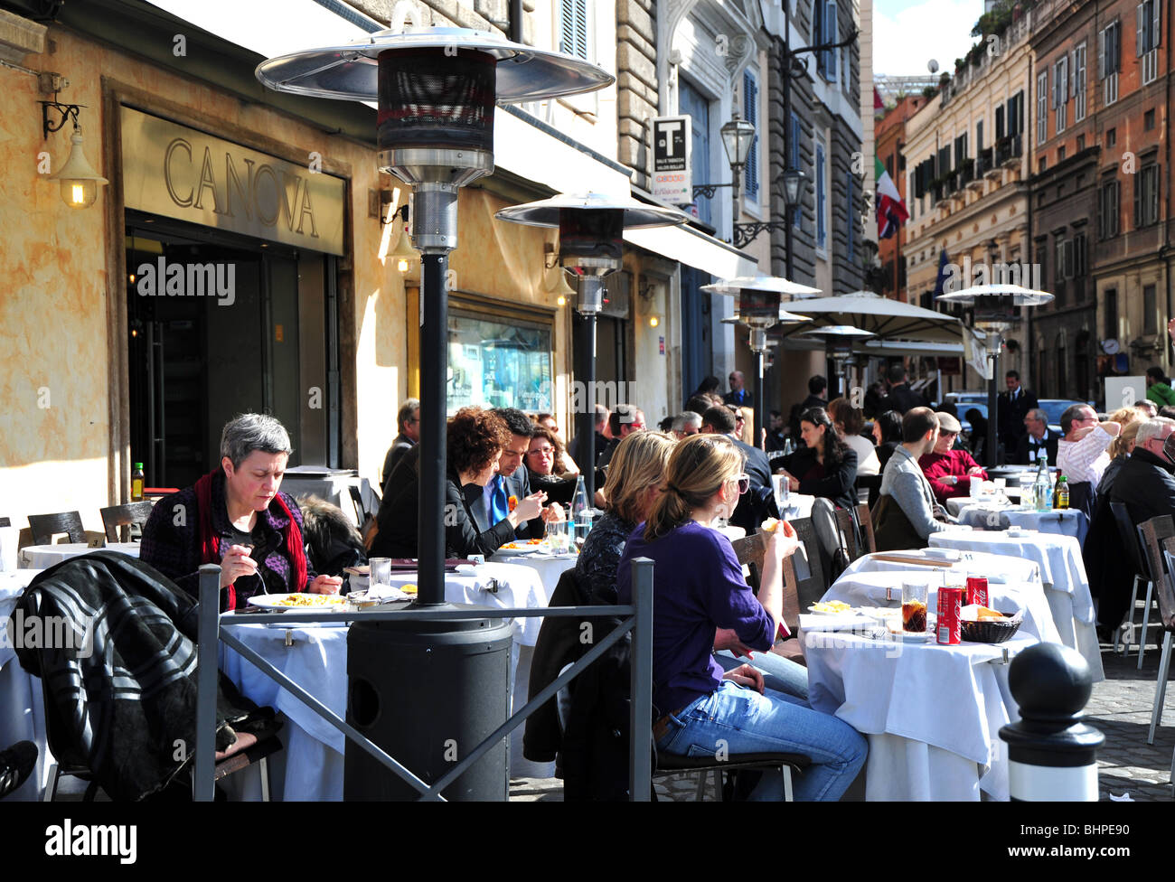 rome cafe canova Piazza del Popolo Stock Photo - Alamy