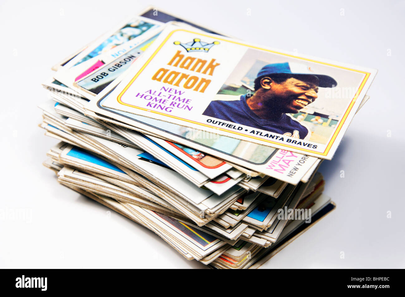 Baseball Cards Collection Stock Photo - Alamy
