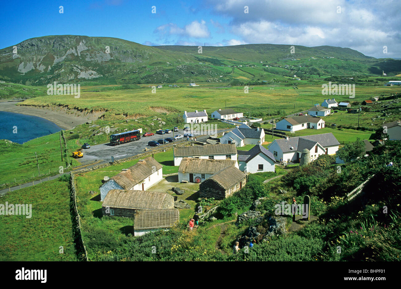 Folk Village, Glencolumbcille, Co. Donegal, Republic of Ireland Stock ...