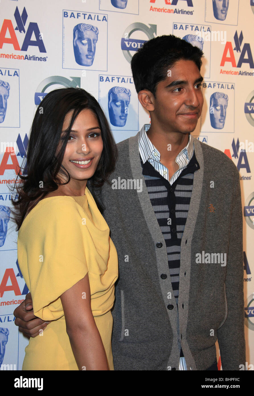 FREIDA PINTO DEV PATEL 15TH BAFTA/LA ANNUAL AWARDS SEASON TEA PARTY ...