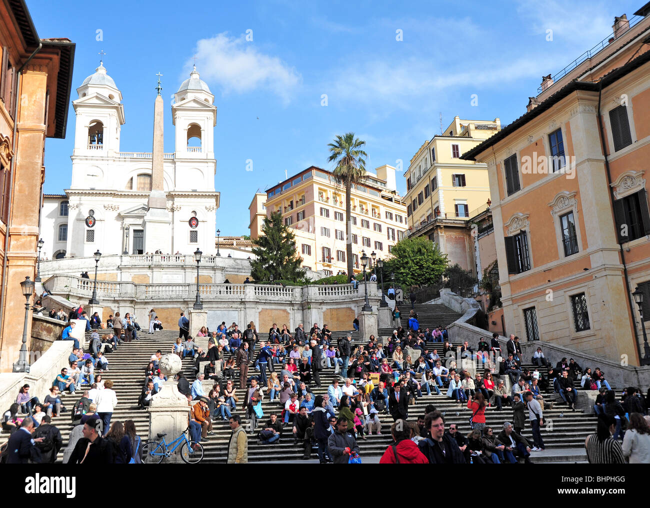 rome spanish steps Stock Photo - Alamy