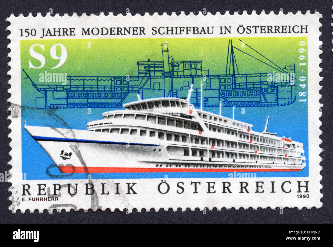 Austrian postage stamp hi-res stock photography and images - Alamy