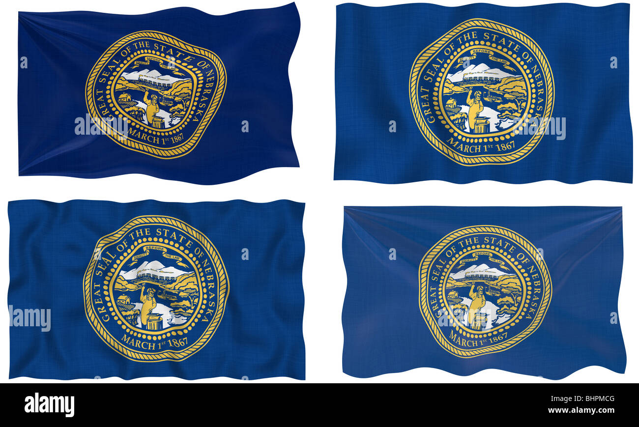 Flag of nebraska hi-res stock photography and images - Alamy